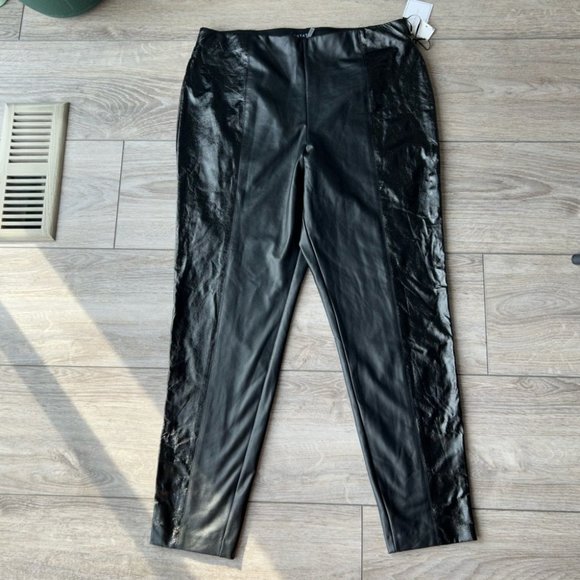 1. State | Pants & Jumpsuits | Nwt State Vegan Faux Leather Mixer Media ...
